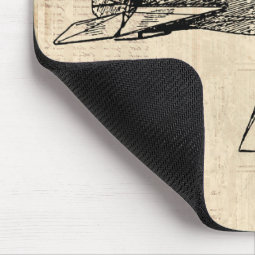 Old Fashioned Airplane Mouse Pad | Zazzle