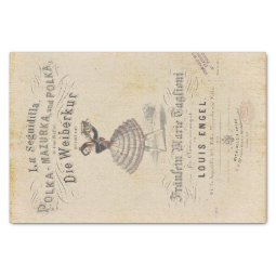 Old Fashioned Ballet Tissue Paper | Zazzle