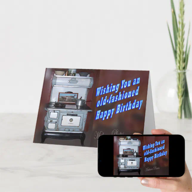 Old Fashioned Birthday Card | Zazzle