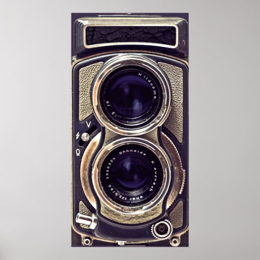 Old-fashioned camera poster | Zazzle