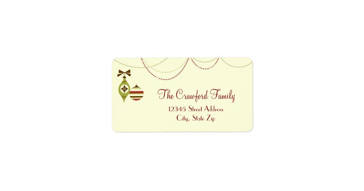 Old Fashioned Christmas - Address Labels | Zazzle