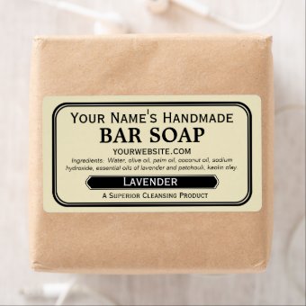 Old Fashioned Handmade Soap Labels for Soapmaking | Zazzle