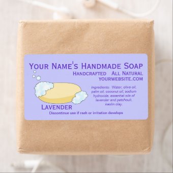 Old Fashioned Natural Soap Labels Design Template | Zazzle