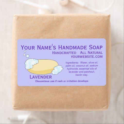 Old Fashioned Natural Soap Labels Design Template | Zazzle