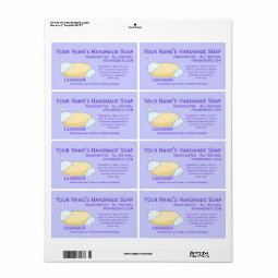 Old Fashioned Natural Soap Labels Design Template | Zazzle