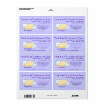 Old Fashioned Natural Soap Labels Design Template | Zazzle