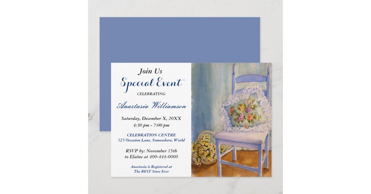 OLD FASHIONED PARTY EVENT INVITE | Zazzle