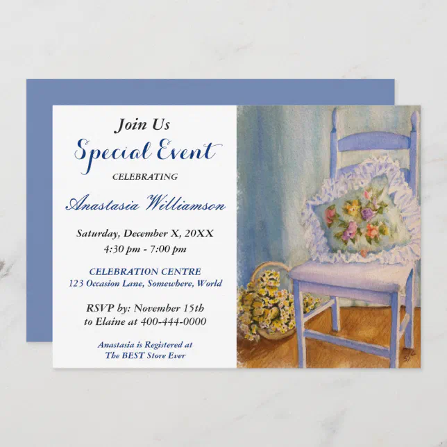 OLD FASHIONED PARTY EVENT INVITE | Zazzle