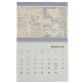 Old Fashioned Vintage Quilt Patterns Blocks Calendar | Zazzle