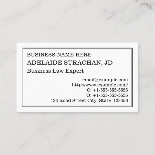 Old Fashioned, Vintage Style Business Card | Zazzle.com