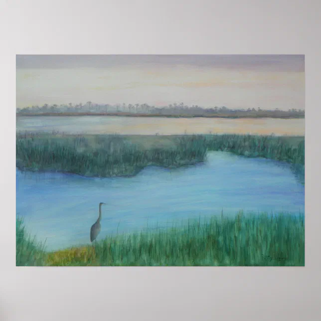 OLD FLORIDA MARSH POSTER | Zazzle