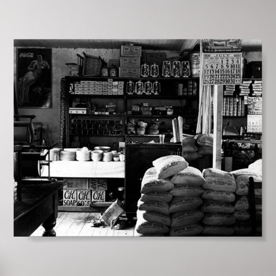 OLD GENERAL STORE POSTER | Zazzle.com