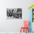Old German Fire Engine, early 1900s Poster | Zazzle