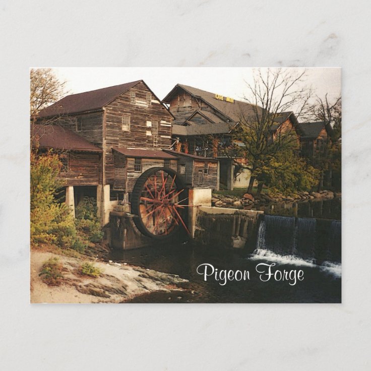 Old Grist Mill Postcard | Zazzle