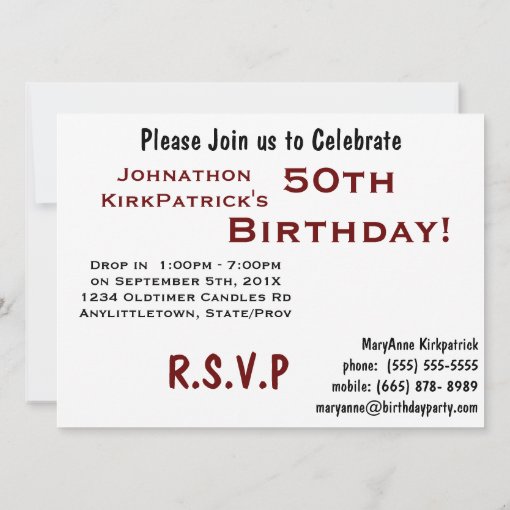 Old Guy Birthday Party - Classic Car Invitation | Zazzle