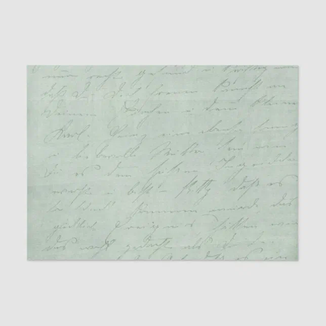 Old handwriting love letters faded antique script tissue paper | Zazzle