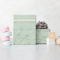 Old handwriting love letters faded antique script wrapping paper | Zazzle