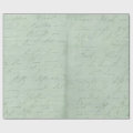 Old handwriting love letters faded antique script wrapping paper | Zazzle