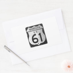 Old Highway 61 sticker | Zazzle