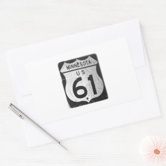 Old Highway 61 sticker | Zazzle