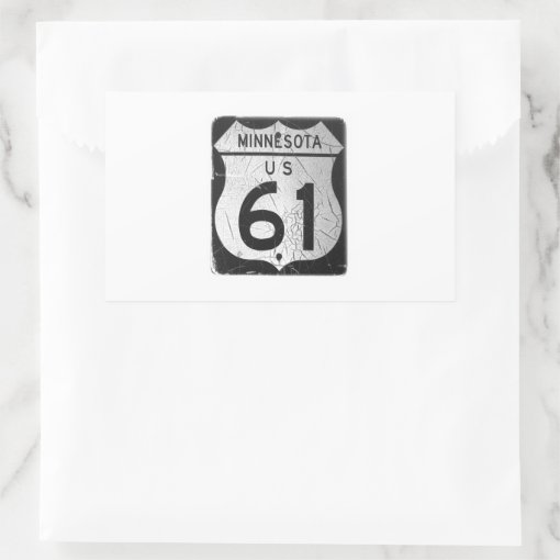 Old Highway 61 sticker | Zazzle