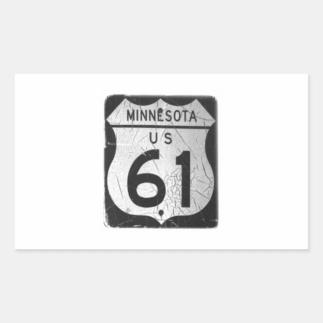Old Highway 61 sticker | Zazzle