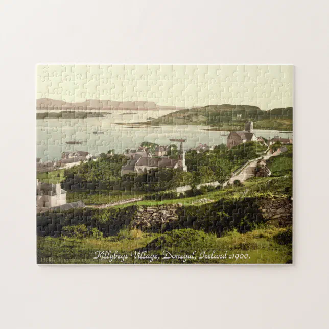 Old Ireland, Killybegs village, Donegal 1900 Jigsaw Puzzle | Zazzle