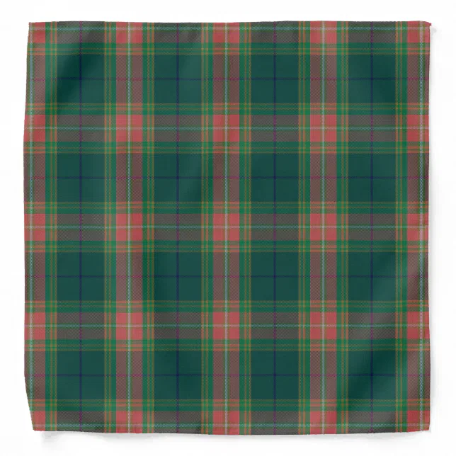 Old Irish Clan Gallagher Tartan Plaid Bandana | Zazzle