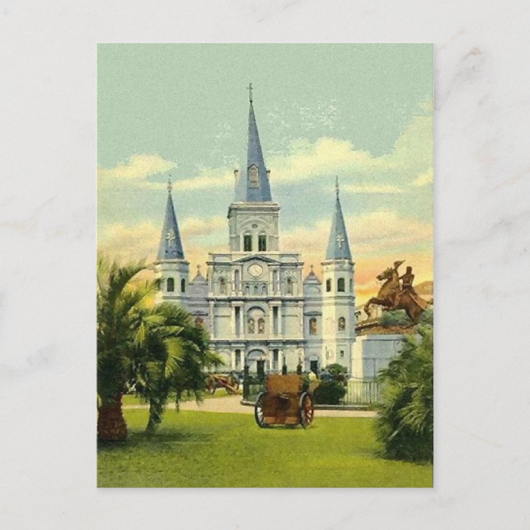 Old Jackson Square Postcard | Zazzle