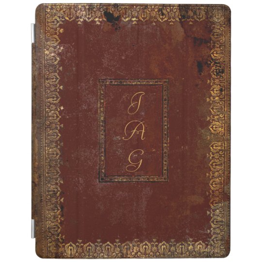 Old Leather Victorian Style Book Cover | Zazzle.com