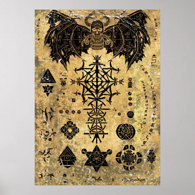 Old Magic Book Poster | Zazzle