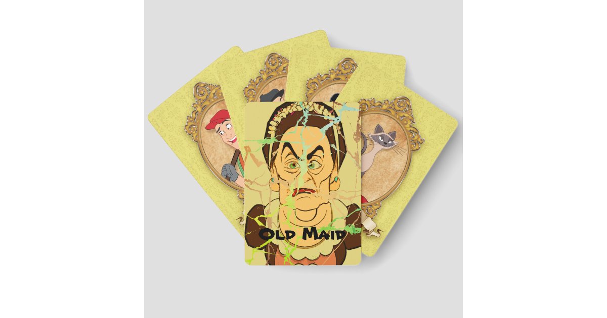 Old Maid Classic Playing Cards | Zazzle