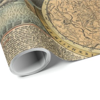 Old Map of Ancient World Vintage Cartography Wrapping Paper | Zazzle