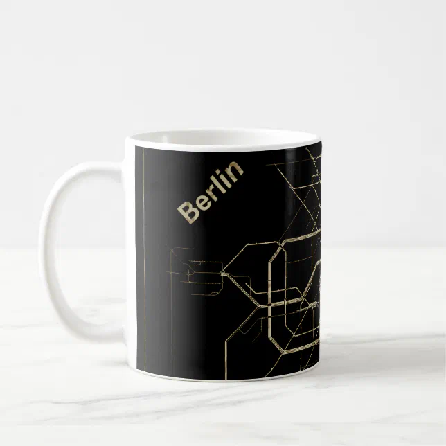 Old map of Berlin Subway Coffee Mug | Zazzle
