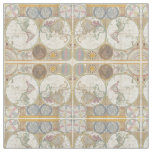 Old World Map Fabric | Zazzle.com