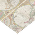 Old Map of the World Short Table Runner | Zazzle