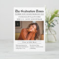 Old Newspaper Graduation Announcement Invitation | Zazzle