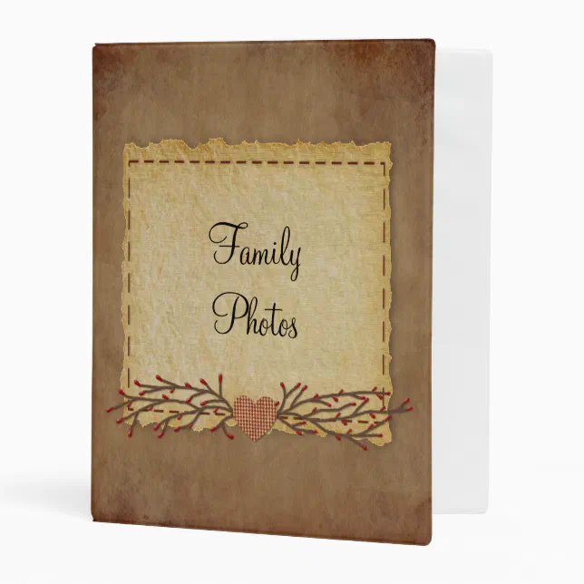 Old Paper Look Avery Mini Binder | Zazzle