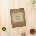 Old Paper Look Avery Mini Binder | Zazzle