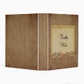 Old Paper Look Avery Mini Binder | Zazzle