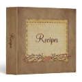 Old Paper Look Recipe Binder | Zazzle