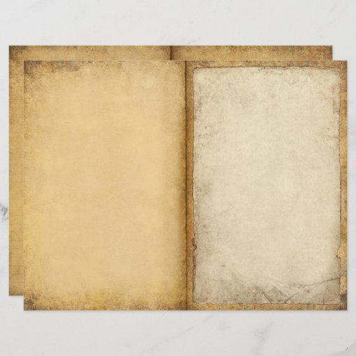 Old Parchment Journal Pages | Zazzle
