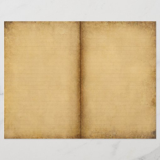 Old Parchment Journal Pages | Zazzle