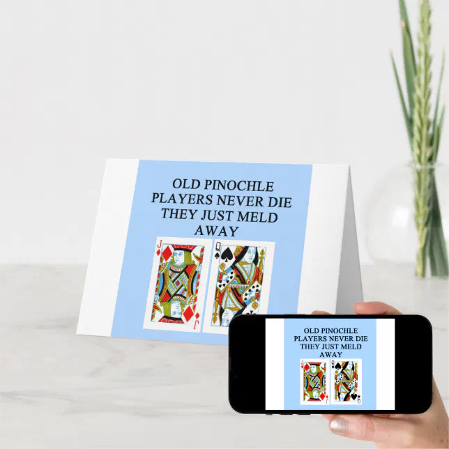 old pinochle player card | Zazzle