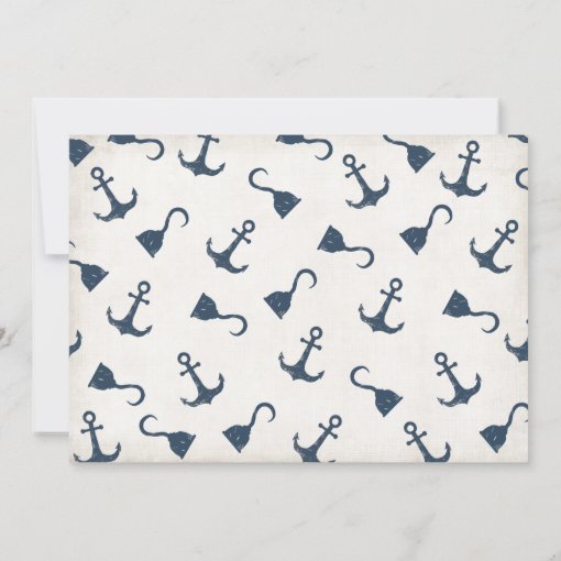 Old Pirate Ticket Nautical Birthday Party Invitation | Zazzle