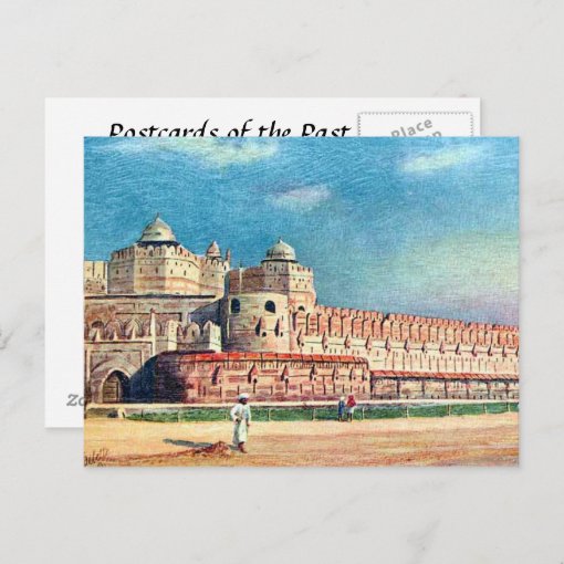 Old Postcard - Agra Fort, India | Zazzle