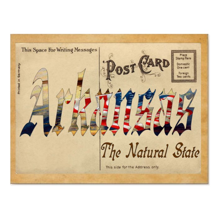 Old Postcard Arkansas State | Zazzle.com