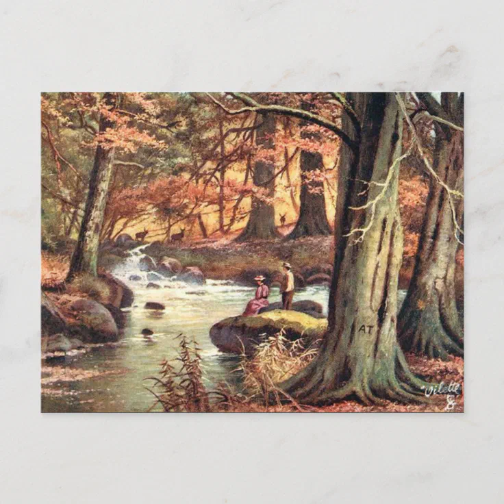 Old Postcard - Autumn | Zazzle