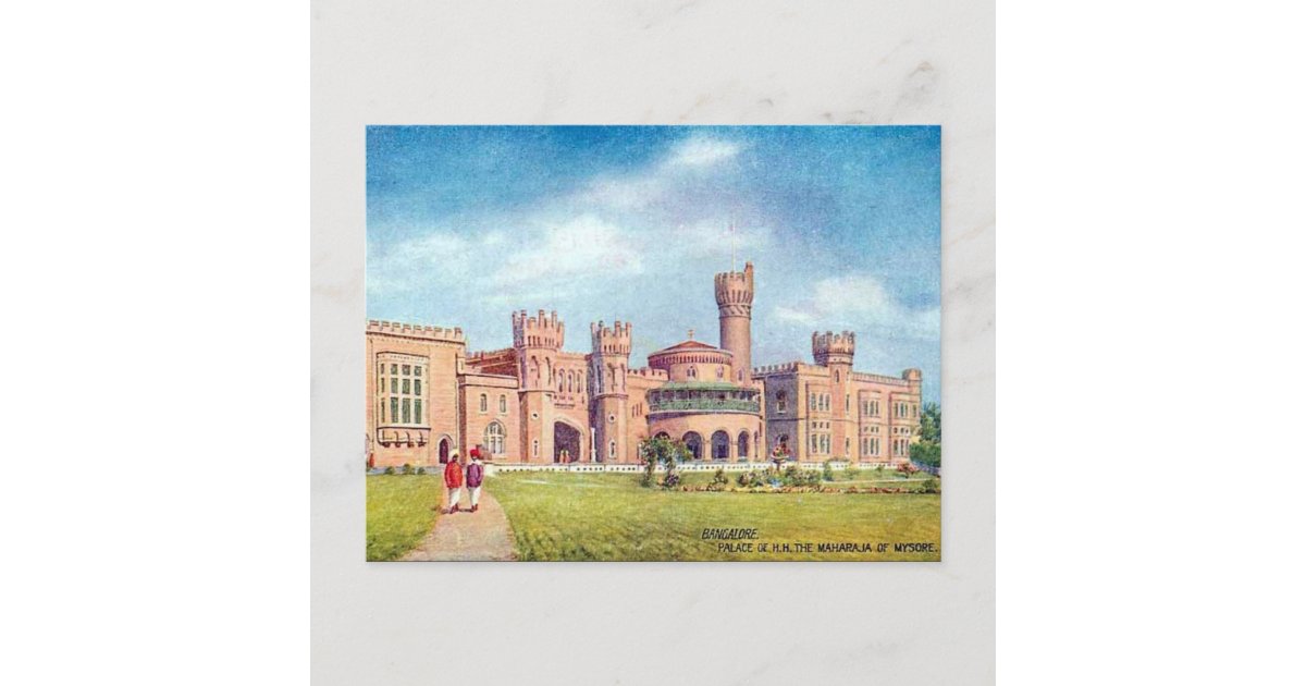 Old Postcard, Bangalore (Bengaluru), India Postcard | Zazzle