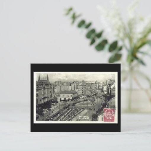 Old Postcard, Belgrade 1934 Postcard | Zazzle